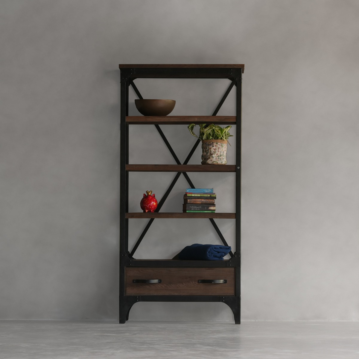 Buy Kestrel Bookshelf/storage unit Online in India - Dtale Modern
