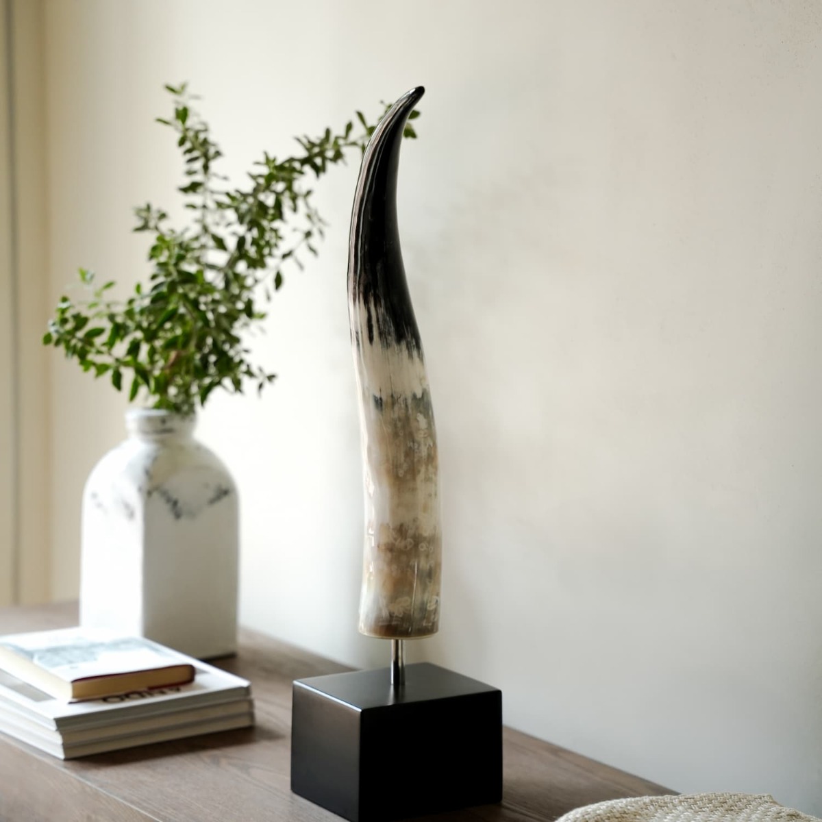 Buy Tusker Sculptural Horn - Vertical 1 Online in India - Dtale Modern