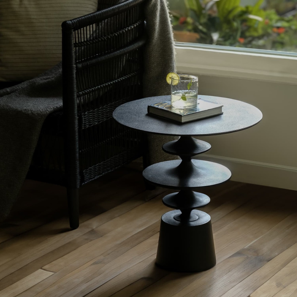 Buy Vistra End Table - Dark Bronze Online in India - Dtale Modern