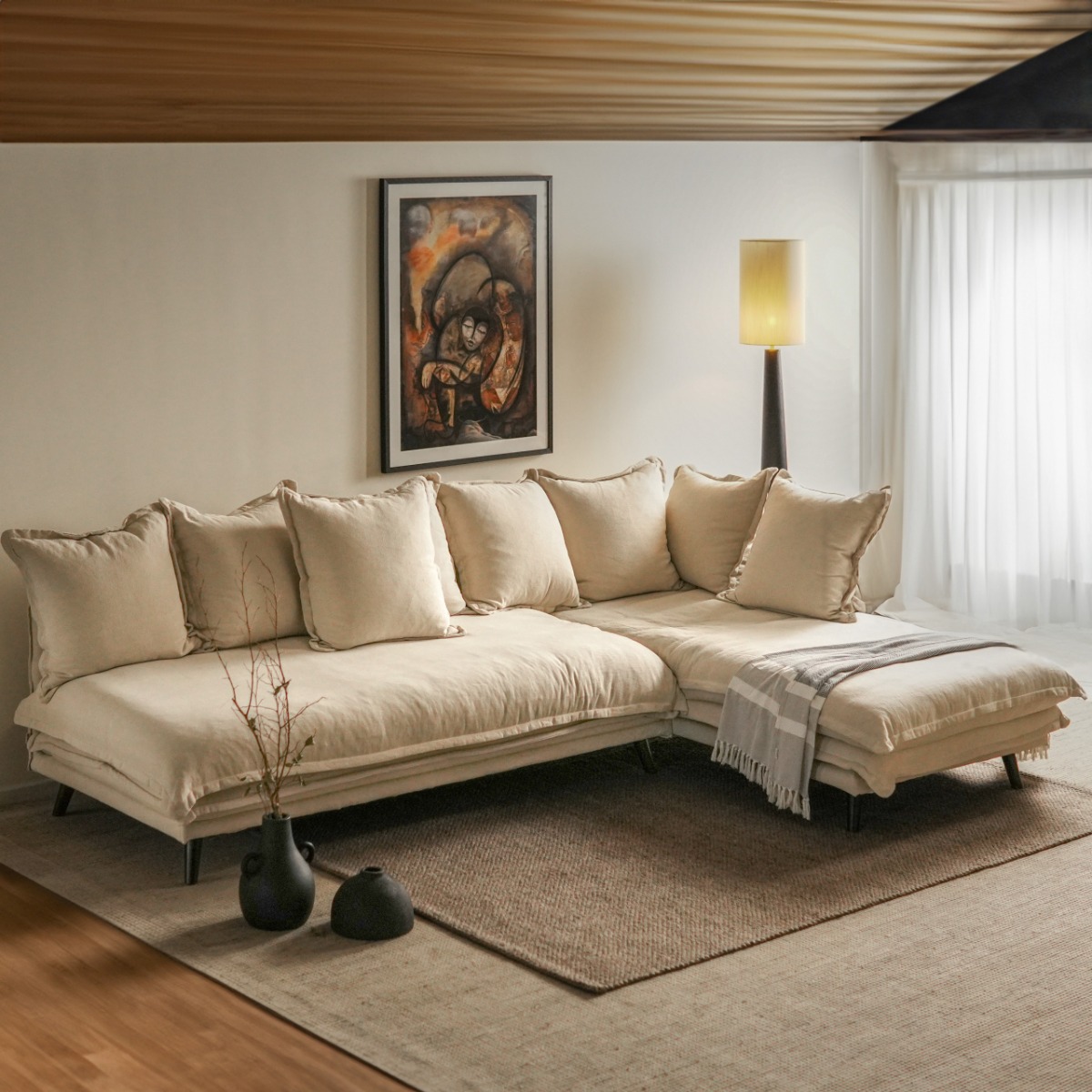 Buy Ellis Sectional Sofa Online in India - Dtale Modern
