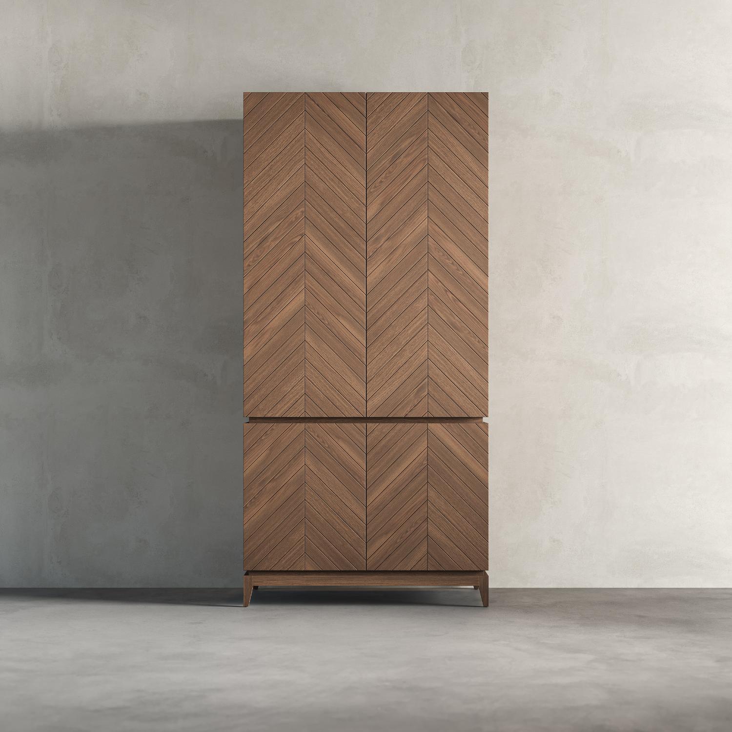 Buy Zigzag Wardrobe 2 Shutter Online in India - Dtale Modern